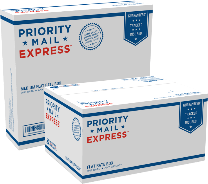 USPS Express Mail Postal Service Overnight Delivery Stamps
